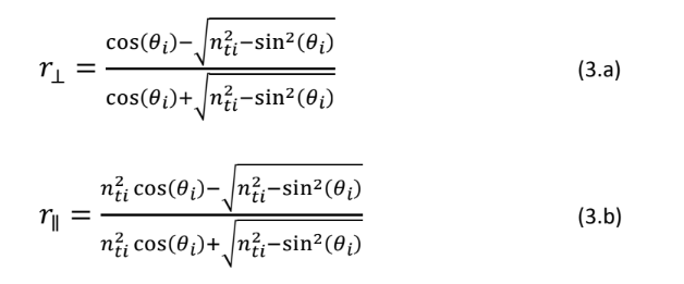 Solved From the Fresnel equation related to the polarization | Chegg.com