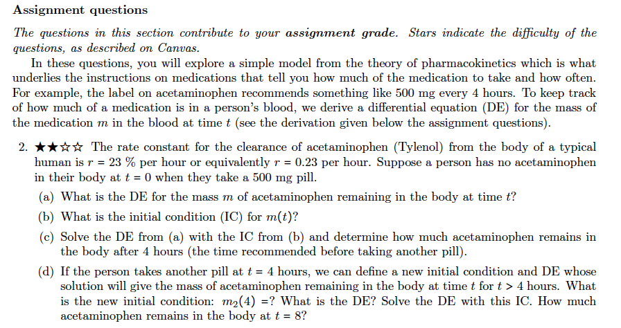 Solved Assignment questions The questions in this section | Chegg.com