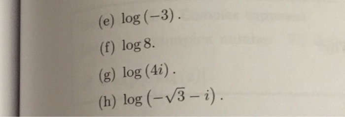 Solved 1. Find all values for (a) Log (ie?) (b) Log (V3-i). | Chegg.com