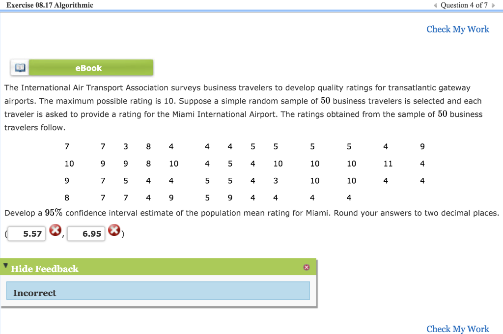 Solved Exercise 08.17 Algorithmic Question 4 of 7 Check My | Chegg.com