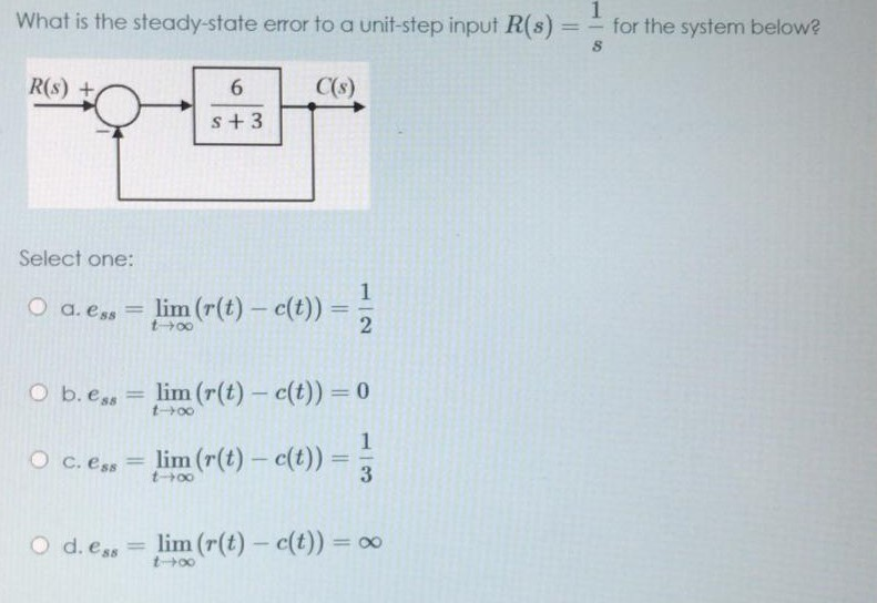 Solved 1 What is the steady-state error to a unit-step input | Chegg.com
