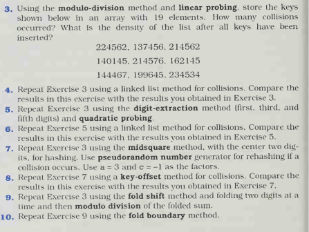 Solved 1. Repeat Exercise 3 using the rotation method for | Chegg.com