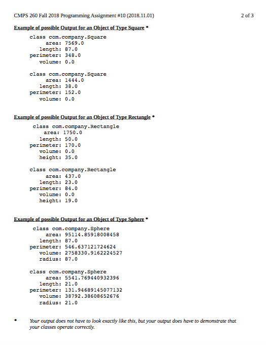 Solved CMPS 260 Fall 2018 Programming Assignment #10 | Chegg.com
