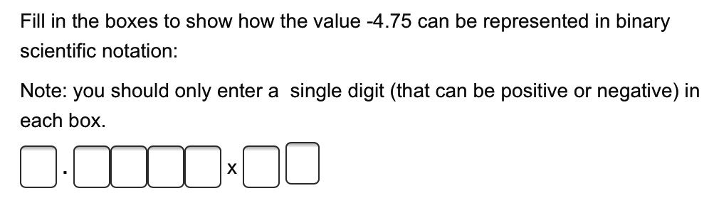 Solved Fill In The Boxes To Show How The Value 4 75 Can Be Chegg