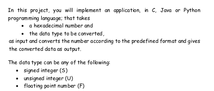 In this project, you will implement an application, | Chegg.com