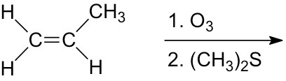 Solved I CH3 C=C 1. 03 2. (CH3)2S H H | Chegg.com