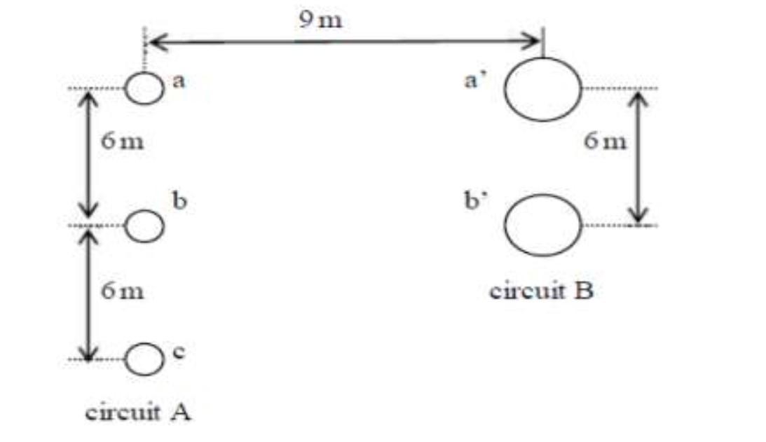 Solved Find the GMD and GMR values for each circuit, the | Chegg.com