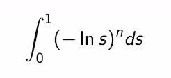 Solved ∫01(−lns)nds | Chegg.com