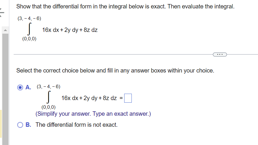 Solved Show that the differential form in the integral below | Chegg.com