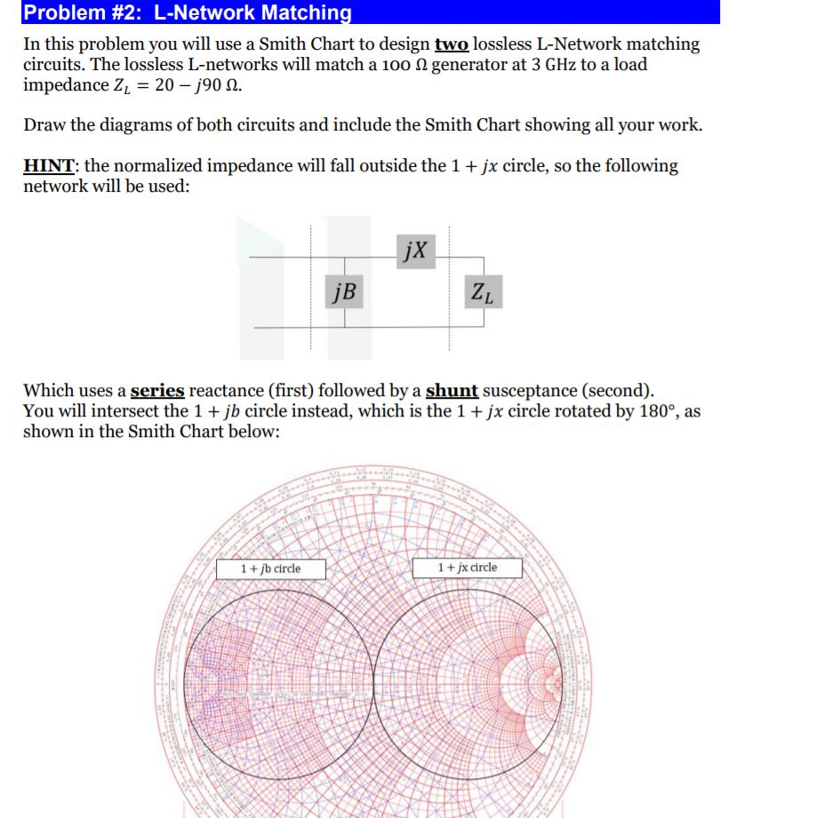 Problem #2: L-Network Matching In this problem you | Chegg.com