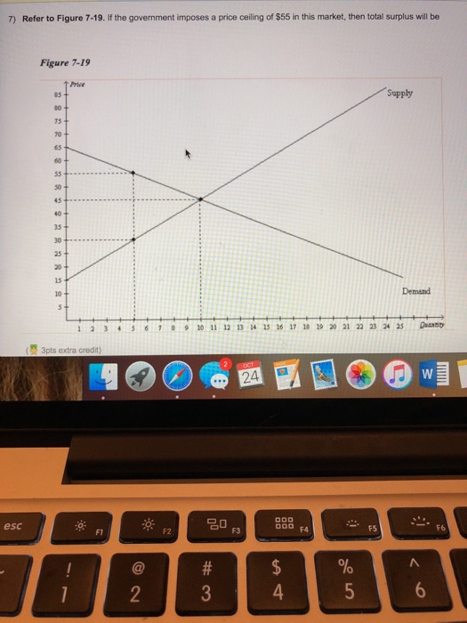 Solved 7) Refer to Figure 7-19. If the government imposes a | Chegg.com