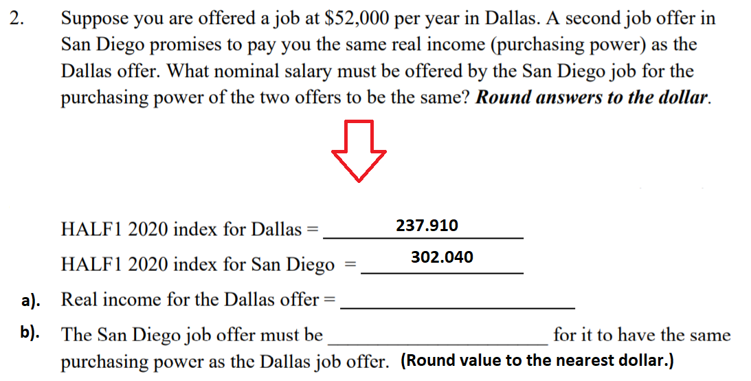 Solved 2 Suppose You Are Offered A Job At 52 000 Per Year Chegg