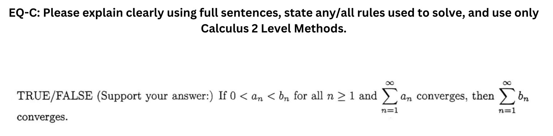 Solved EQ-C: Please explain clearly using full sentences, | Chegg.com