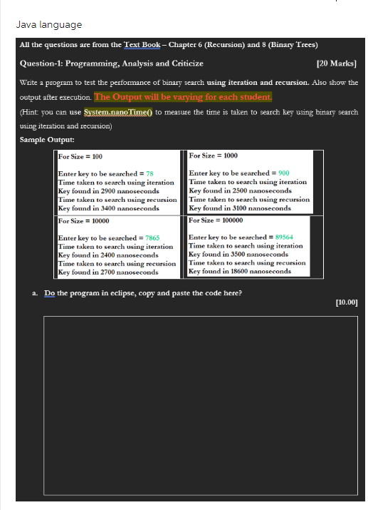 Solved Java language All the questions are from the Text | Chegg.com