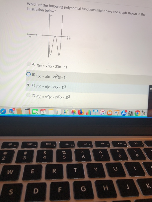 Solved Which of the following polynomial functions might | Chegg.com