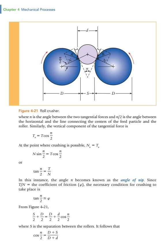 Solved 4-7 Roll Crushin EXAMPLE 4-6 It is intended to crush | Chegg.com
