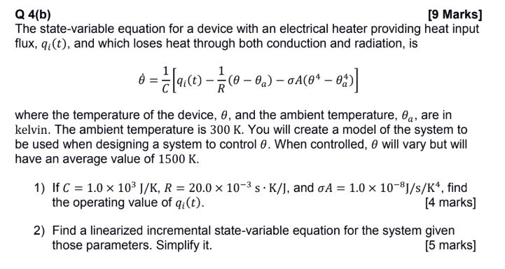 No more information about the system is given in | Chegg.com