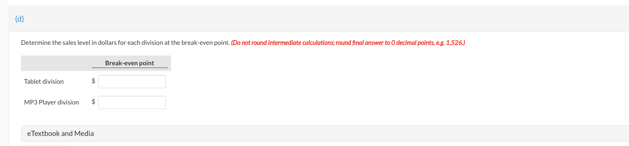 Solved Your answer is correct. Determine the sales mix | Chegg.com