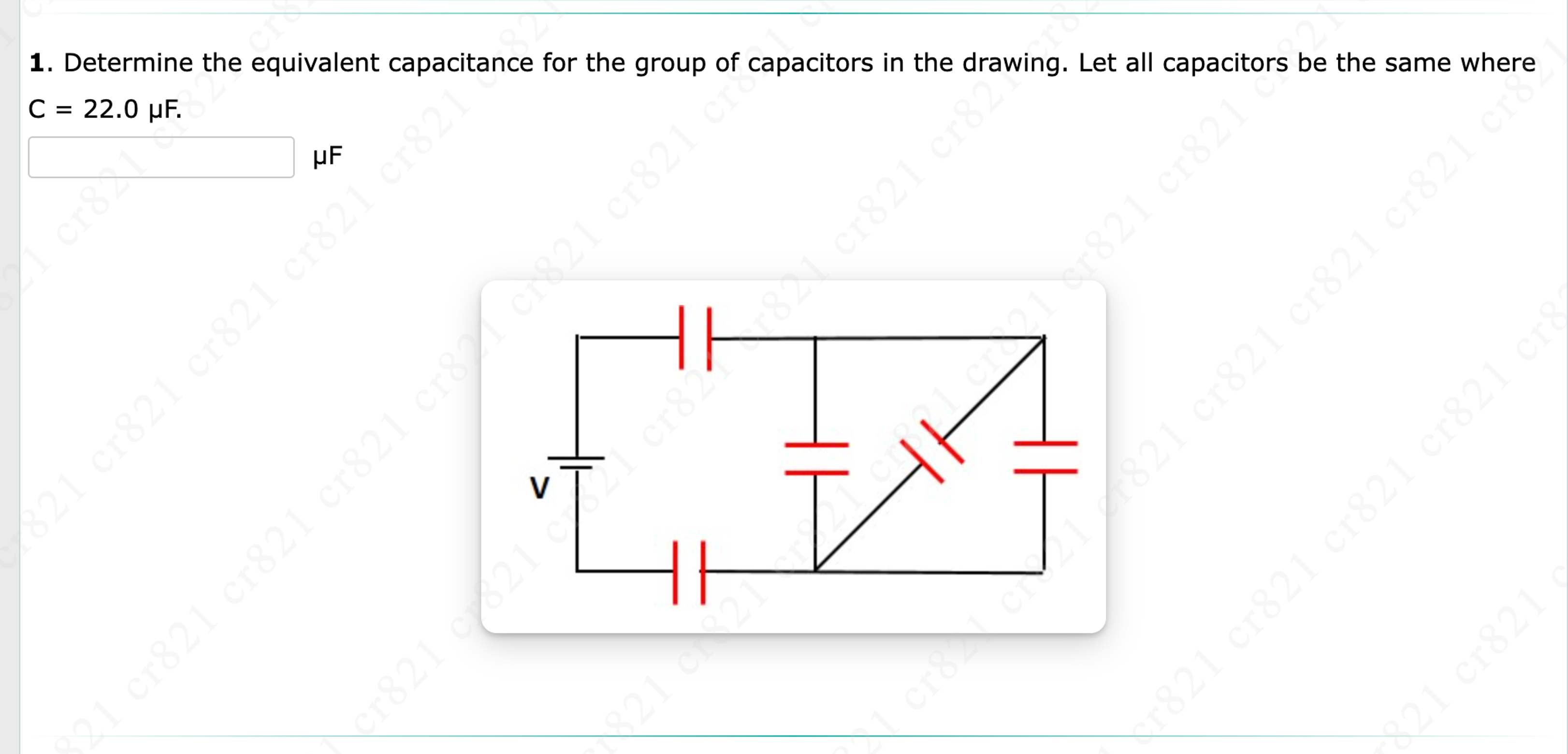 Solved Determine the equivalent capacitance for the group of | Chegg.com