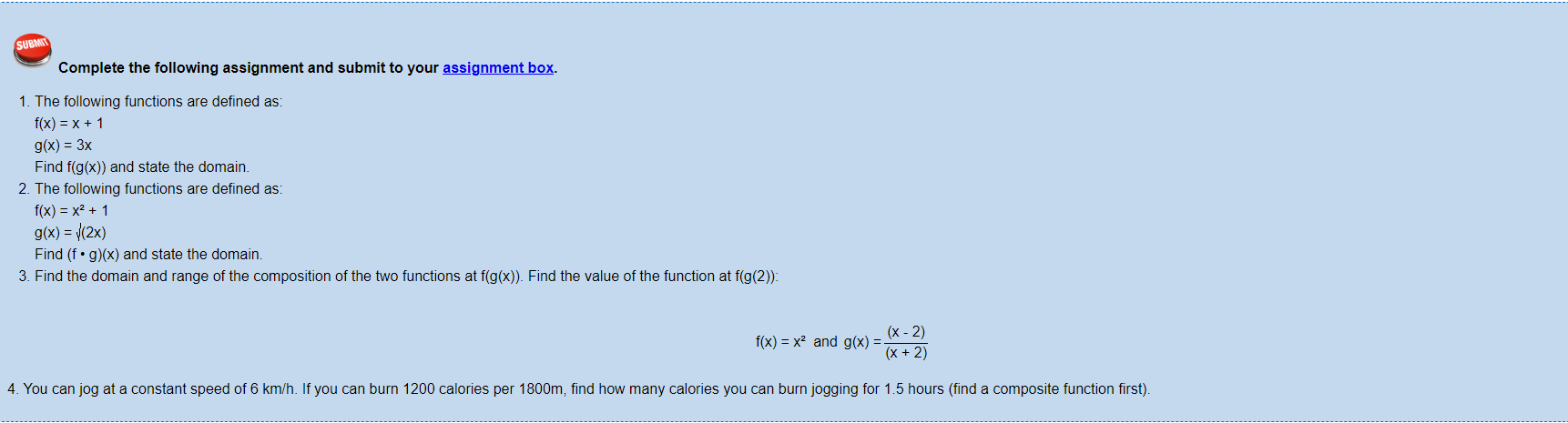 Solved Complete the following assignment and submit to your | Chegg.com