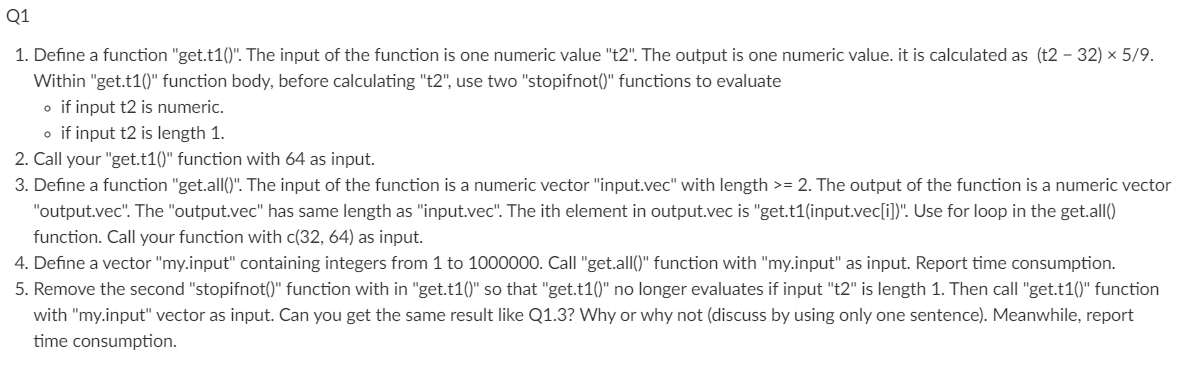 Solved Q1 1. Define a function "get.t10"The input of the | Chegg.com