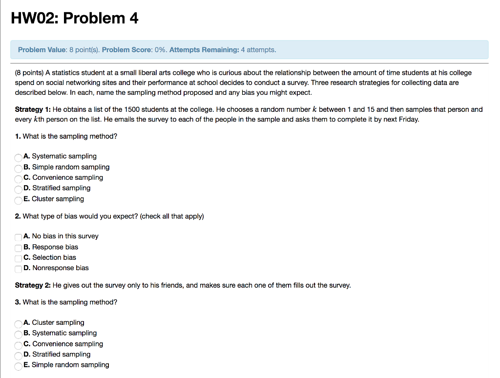 Solved HW02: Problem 4 Problem Value: 8 point(s). Problem | Chegg.com