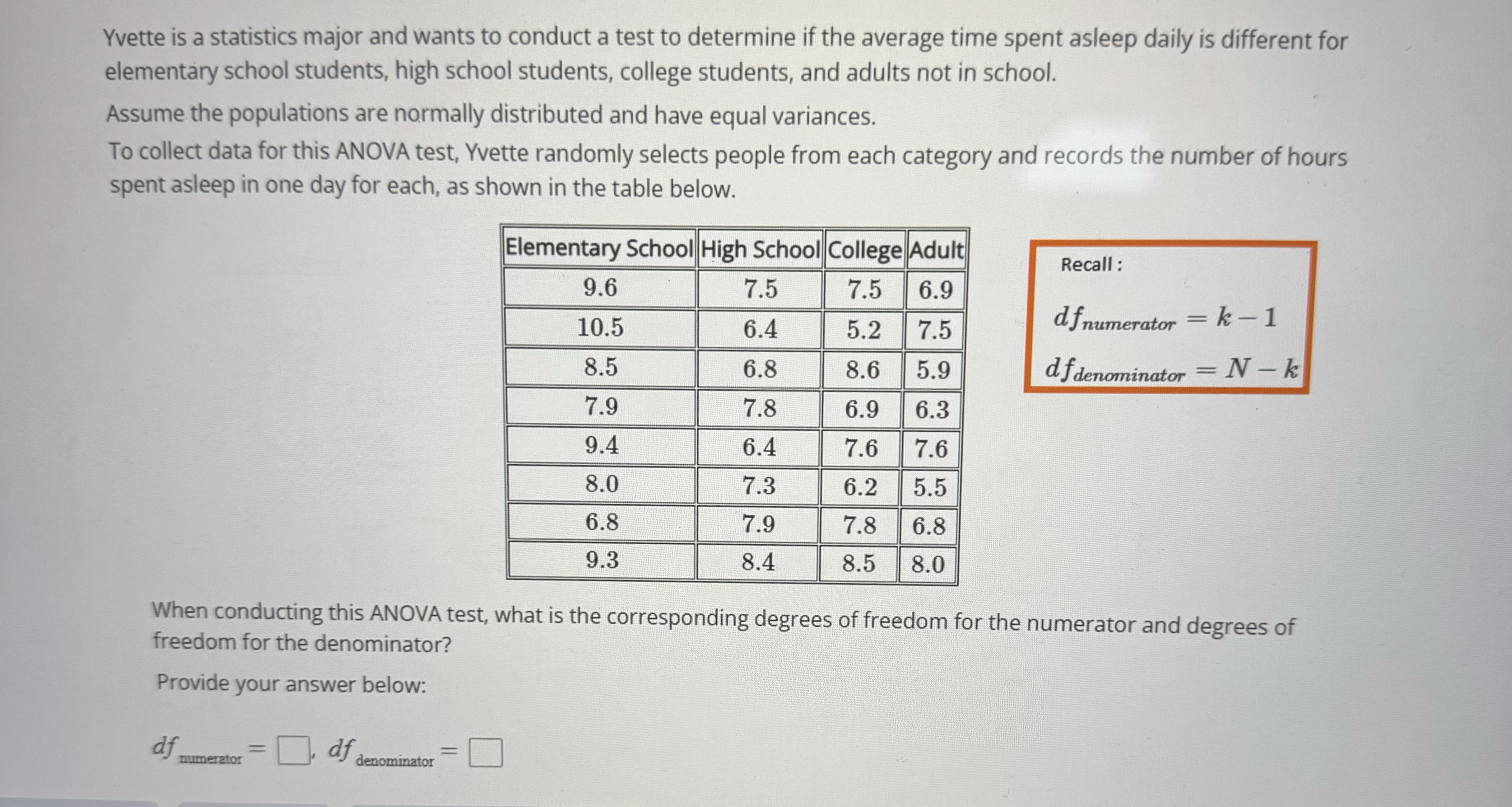 Solved Yvette is a statistics major and wants to conduct a | Chegg.com