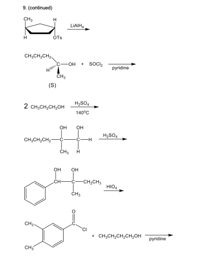 Solved 9. Draw the structural formula(s) of the major | Chegg.com