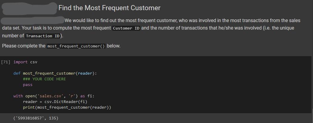 Solved I have the csv file but its too long to add here so I | Chegg.com