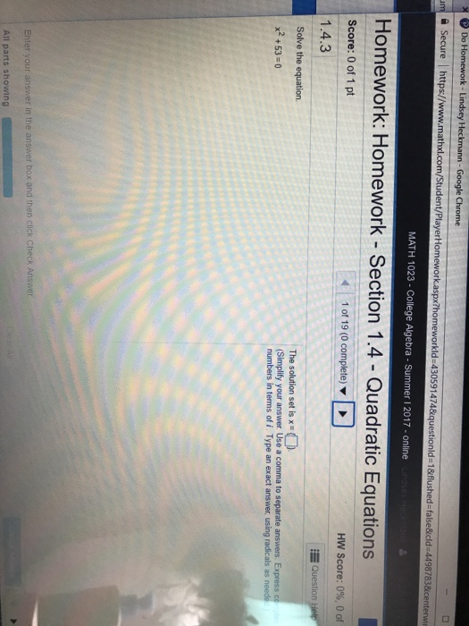 Algebra Archive | May 27 2017 | Chegg.com