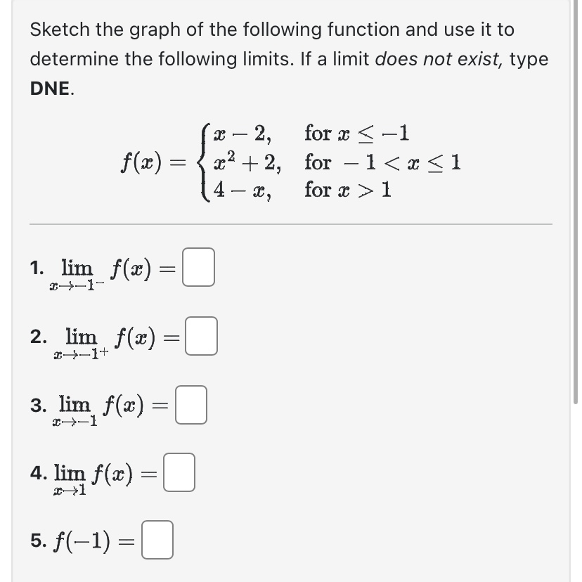 Solved Sketch the graph of the following function and use it | Chegg.com