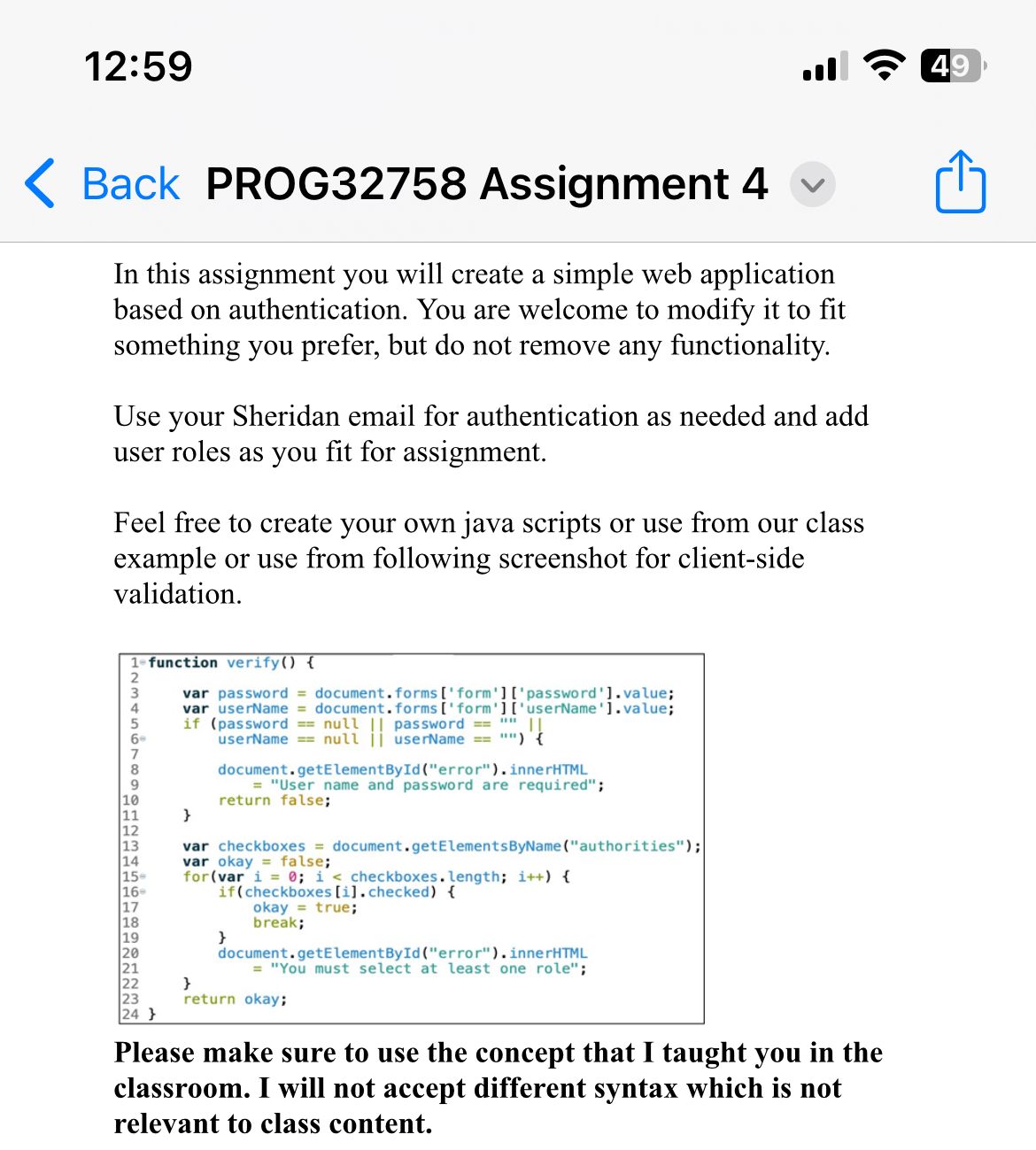 PROG32758 Assignment 4 (out of 30) This assignment is | Chegg.com