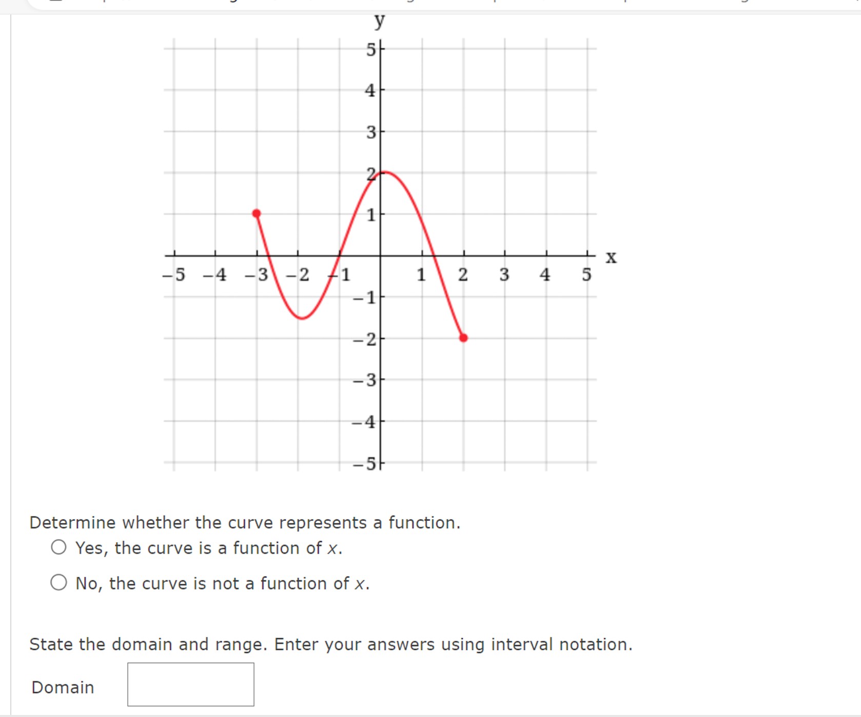 Solved Determine whether the curve represents a | Chegg.com