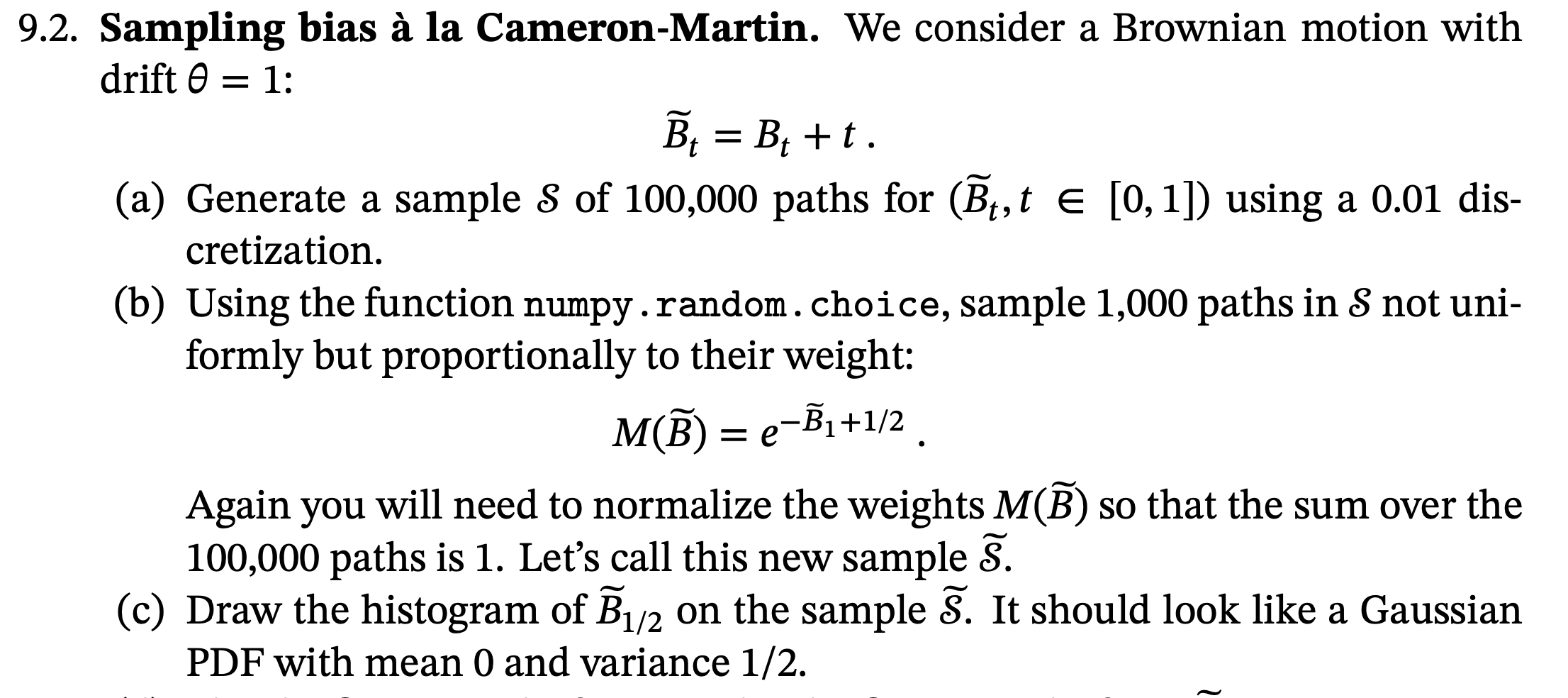 Solved 2 Sampling Bias à La Cameron Martin We Consider A