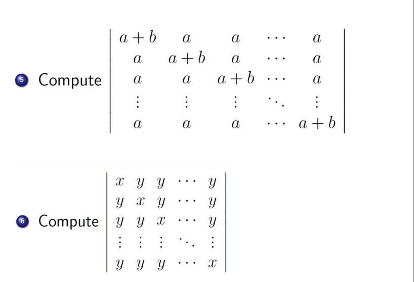Solved give a formula for the determinant we need to | Chegg.com