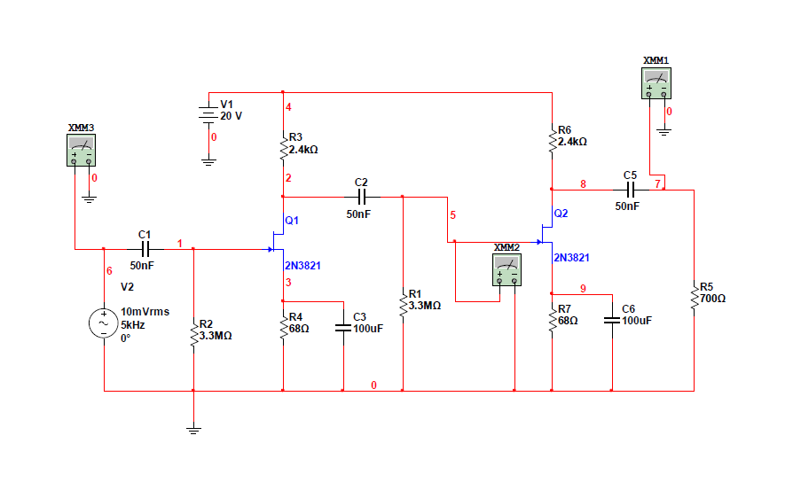 Solved Electronic Circuits Simulation: 1- Assemble all the | Chegg.com
