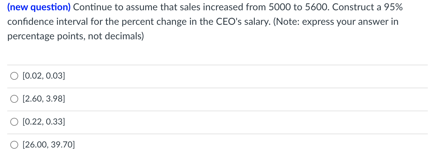Solved (continued from previous problem) Suppose an | Chegg.com