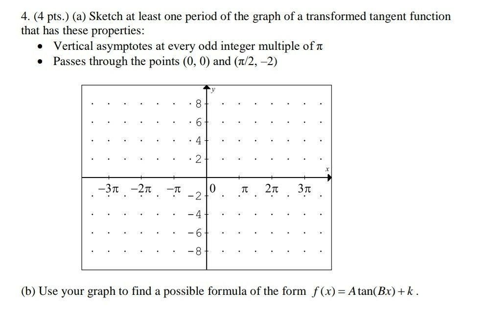Solved 3. (4 pts.) Find the exact value of each expression, | Chegg.com