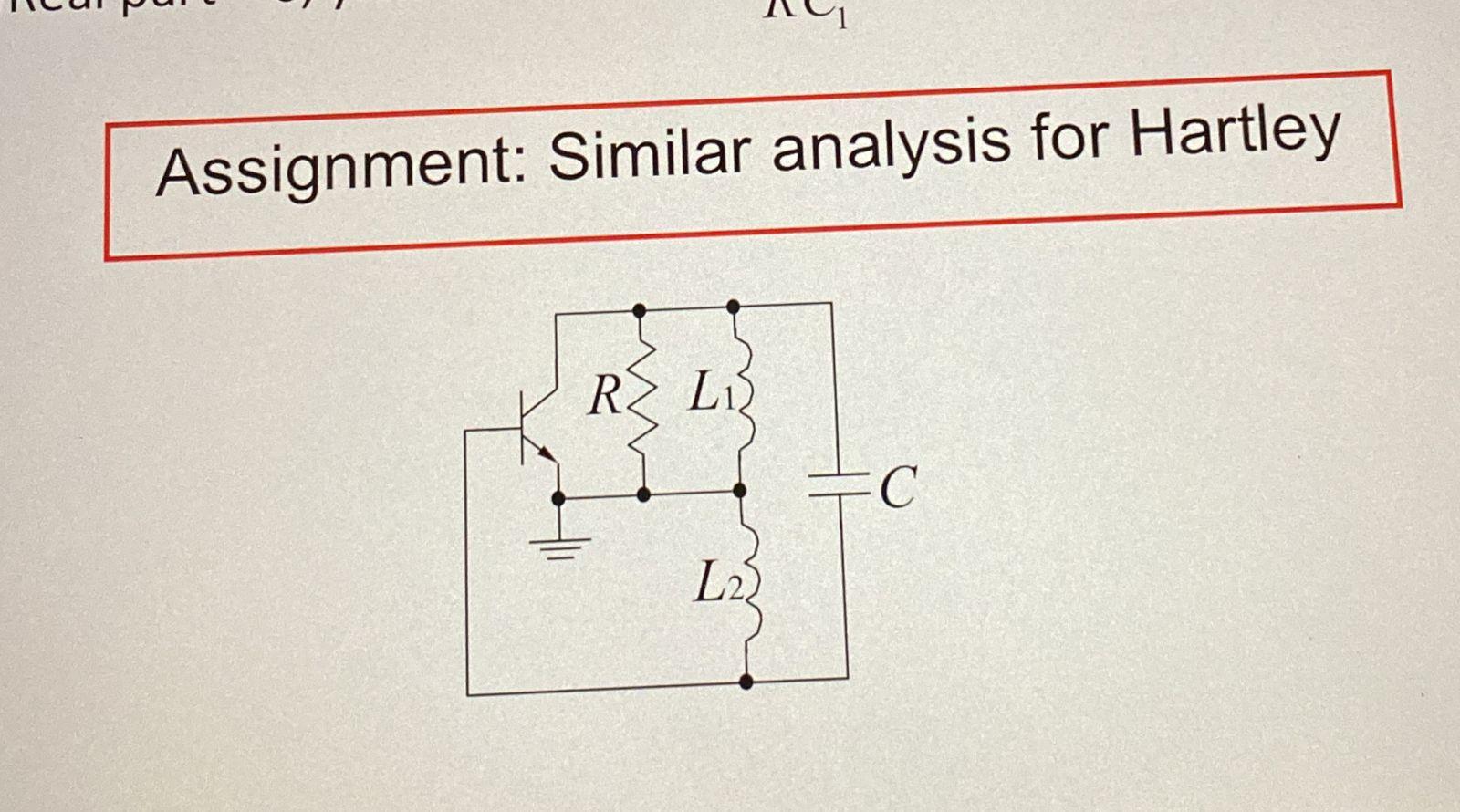 Solved Assignment: Similar analysis for Hartley RS LIS +C | Chegg.com