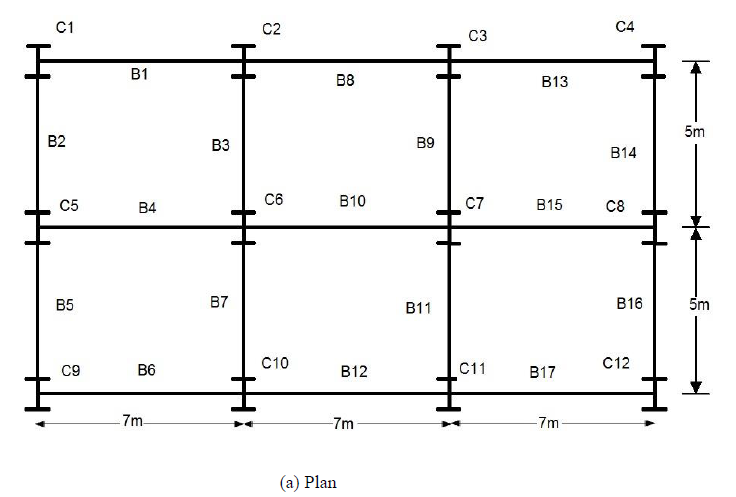 Solved The plan of the floor and roof of an office building | Chegg.com