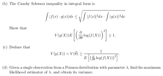 5. Cramer-Rao Inequality. Suppose a measurement X is | Chegg.com