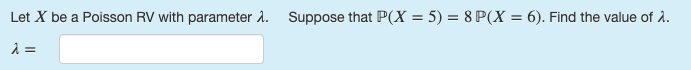 Solved Let X be a Poisson RV with parameter 1. Suppose that | Chegg.com