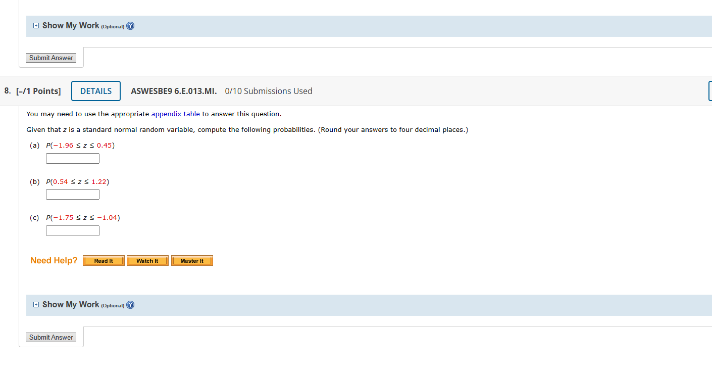 Solved You may need to use the appropriate appendix table to | Chegg.com