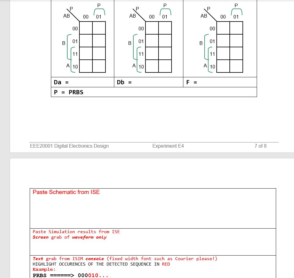 Part 3 Bit-sequence Detector using Mealy | Chegg.com