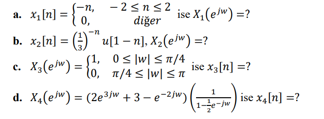 Solved FIND THE DISCRETE TIME FOURIER OR INVERSE FOURIER | Chegg.com
