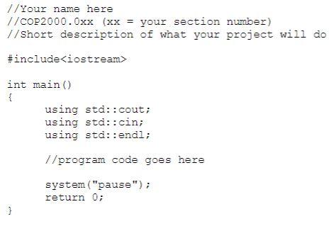 Solved Write a C++ program that displays the following | Chegg.com