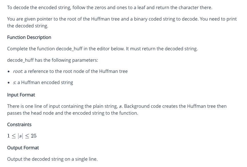 Solved Huffman Coding Assigns Variable Length Codewords To