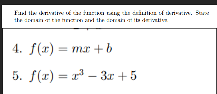 Solved Find the derivative of the function using the | Chegg.com