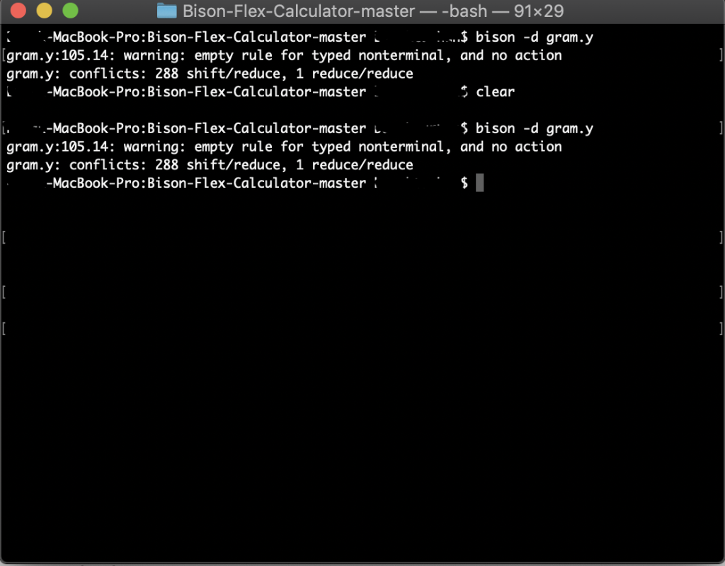 Getting error on source code Bison-Flex-Calculator | Chegg.com