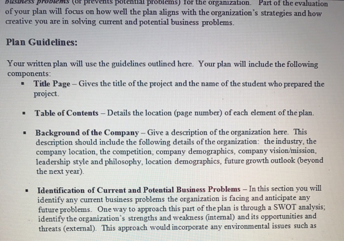 BA 2650 Compensation Management- COURSE PROJECT | Chegg.com